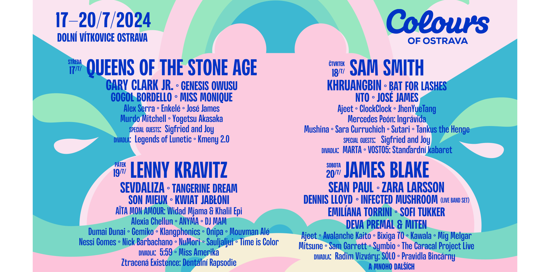 Festival Colours of Ostrava vypukne už o 50 dní. Program je kompletný a ...